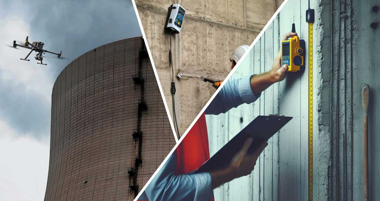 Remote inspections of concrete structures